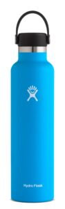 hydro flask 24 oz standard mouth water bottle with flex cap or flex straw