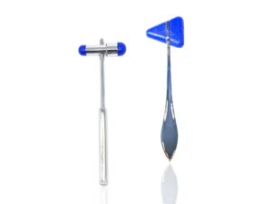 emi neurological medical examination 2 reflex hammer set: taylor and buck reflex hammer - 2 piece bundle - royal