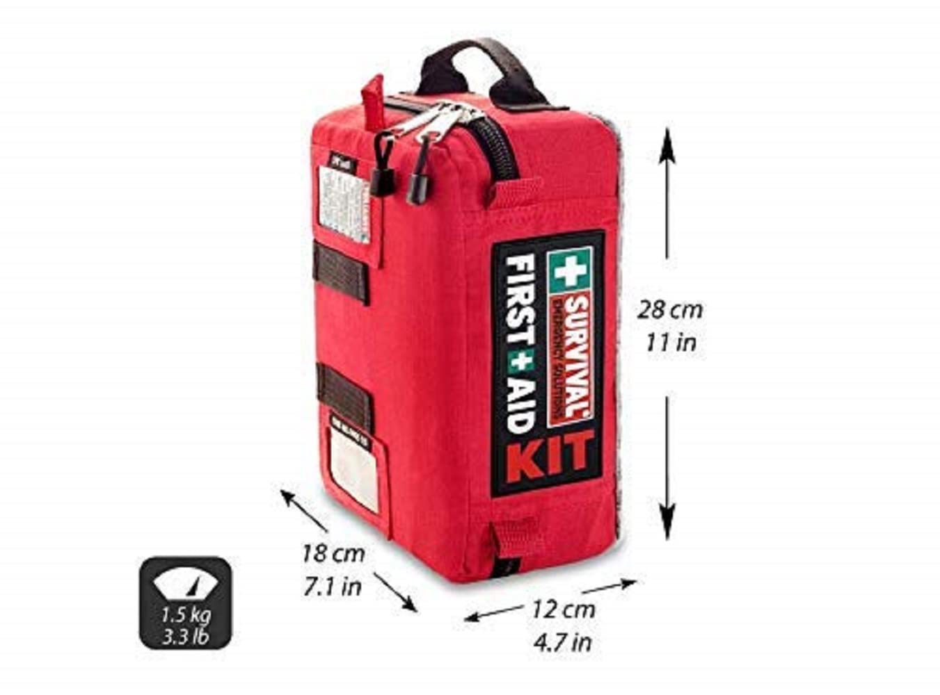 Survival Workplace/Home First Aid Kit USA - for Emergency Care at Home/Workplace