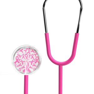 Breast Cancer Awareness Ribbons Hot Pink Gemscope Stethoscope