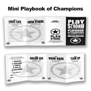 Play Strong 3-Pack Thanks Volleyball Coach You're Awesome (Pink, 5x7) Greeting Thank You Cards Set Amazing for Volleyball Players, Teams, Coaches, Family and Fans - Your Coaches Will Love 'Em!