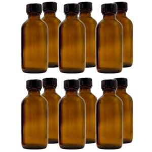 premium life lb165-2 boston round bottles, 2 oz. (pack of 12)