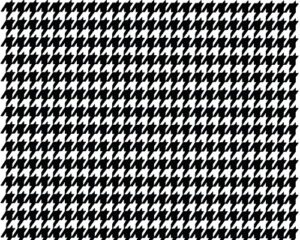 1/4 sheet - black houndstooth birthday topper - d20803