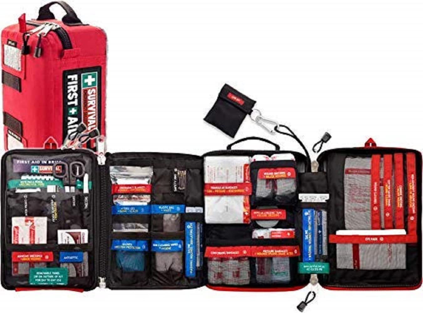 Survival Workplace/Home First Aid Kit USA - for Emergency Care at Home/Workplace