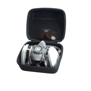 hermitshell travel case fits 3m paint project respirator