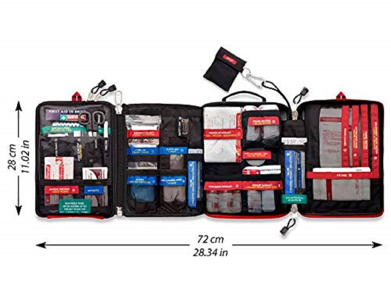 Survival Workplace/Home First Aid Kit USA - for Emergency Care at Home/Workplace