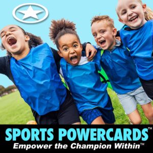 Play Strong Soccer Birthday Card 1-Pack (5x7) Super Star Illustrated Sports Birthday Cards Greeting Cards- Awesome for Soccer Players, Coaches and Fans Birthdays, Gifts and Parties!