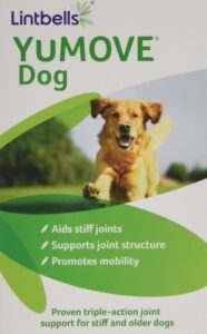 lintbells yumove dog joint supplement for stiff and older dogs - 60 tablets