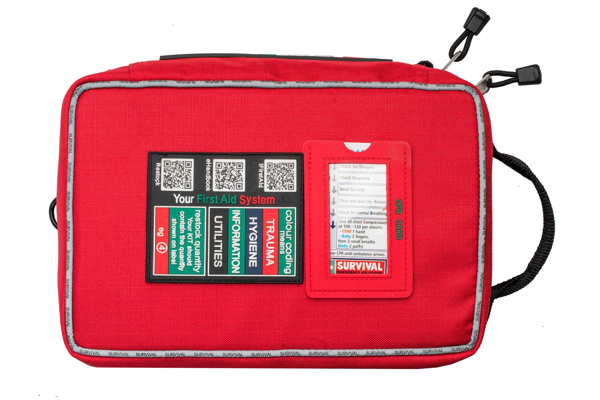 Survival Workplace/Home First Aid Kit USA - for Emergency Care at Home/Workplace