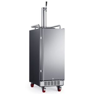 edgestar kc1500ss 15" built-in stainless steel kegerator