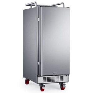 edgestar br1500ssod 15" built-in outdoor kegerator conversion refrigerator