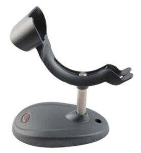 honeywell stnd-08r00-000-6 weighted base stand with rigid rod for xenon 1900 general duty barcode scanner, xenon cradle, 3" height, gray