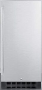 summit ff1532bss refrigerator, stainless steel