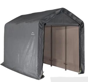 shelterlogic replacement cover kit only no frame -6x12x8 peak gray 90502 (7.5oz gray)