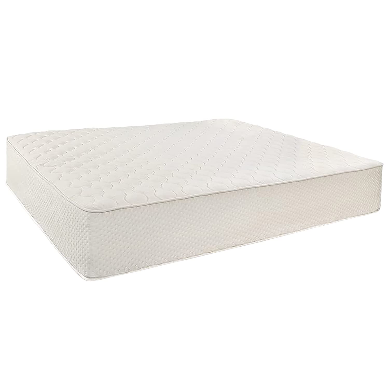 Latex for Less 2-Sided Natural Latex Mattress 9" | Natural Latex, Organic Cotton and Pure, Natural Wool | Handcrafted in The USA | GOTS Certified Organic Cotton | Natural Wool | Queen