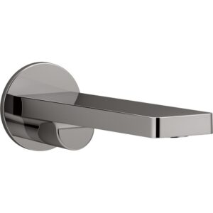 kohler k-73120-tt composed wall-mount non-diverter bath spout, titanium