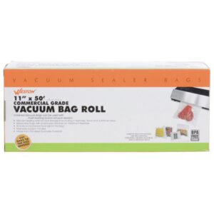 Weston Brands Vacuum Seal 2-Ply 3.0 mil Continuous Roll Bags -11"W x 50'L