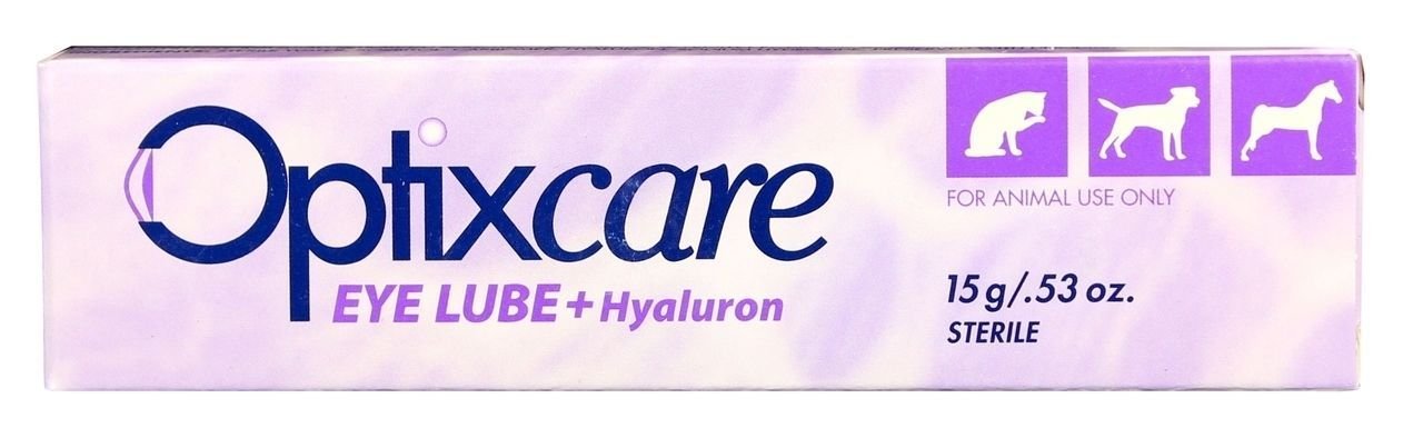 OptixCare Dog cat Puppy Eye Lubricant, Helps Protect The Cornea and Conjunctiva,Helps Easing The discomfort of Dry Eye, Helps to minimize Ocular Dehydration During Anesthesia. (15)