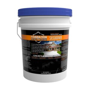 armor sx5000 wb dot-approved deep penetrating water-based silane siloxane 5 gallon concrete sealer - professional grade long lasting natural sealer for concrete, brick, pavers, stone, and masonry