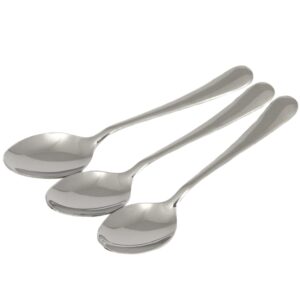 chef craft heavy duty tablespoon, 7.5 inches in length 3 piece set, stainless steel