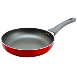 oster 62987.01 herscher 8 inch non-stick aluminum fry pan, translucent red