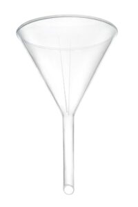 eisco filter funnel, 5.7" - polyethylene plastic - resistant to acids & alkalis - great for laboratory, classroom or home use