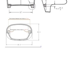 Honeywell 50129064-001 Wall Mount Holder Kit for Xenon 190X General Duty Barcode Scanner, Includes Plastic Bracket and 2 Screws