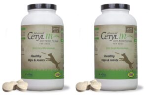 advanced cetyl m tablets joint action formula for dogs (120 count)