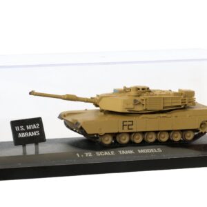 POCO DIVO US M1A2 Abrams Tank Diecast 1/72 Scale Showcase Collection Action Model