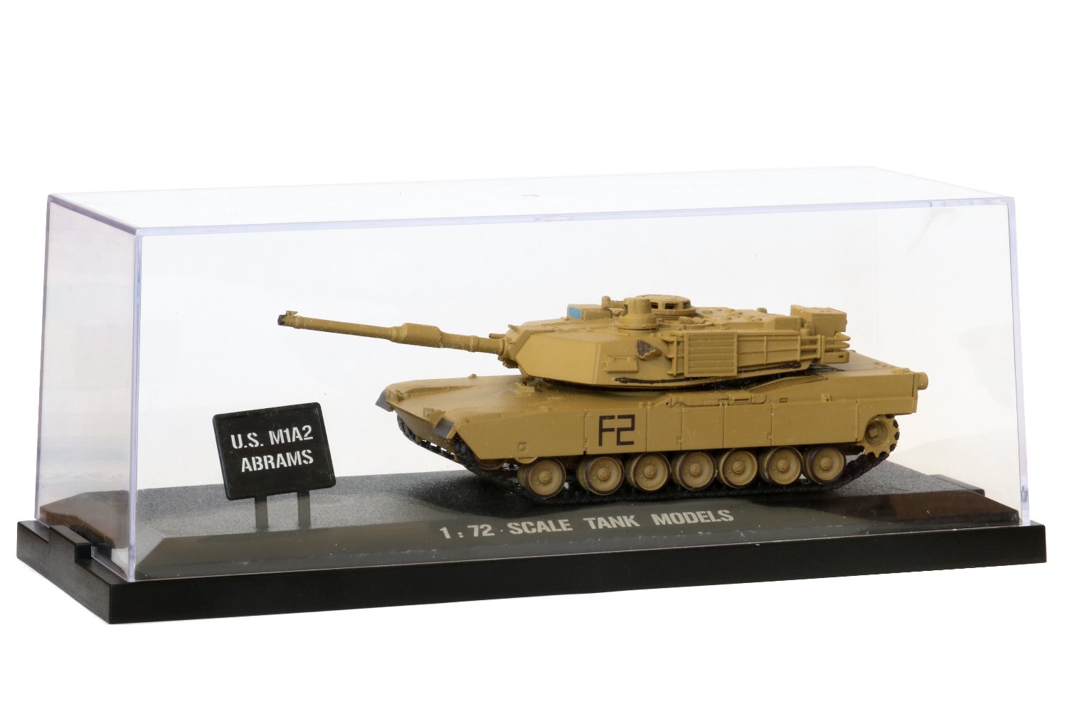 POCO DIVO US M1A2 Abrams Tank Diecast 1/72 Scale Showcase Collection Action Model