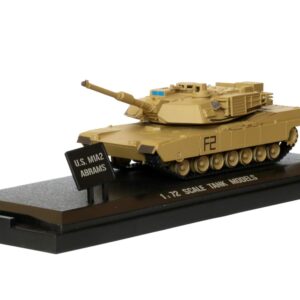 POCO DIVO US M1A2 Abrams Tank Diecast 1/72 Scale Showcase Collection Action Model