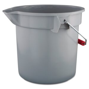 rubbermaid commercial 2614-gray brute bucket, 14 quart, gray