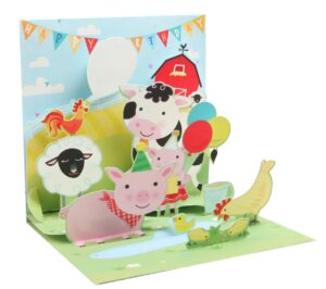 up with paper treasures - farm birthday