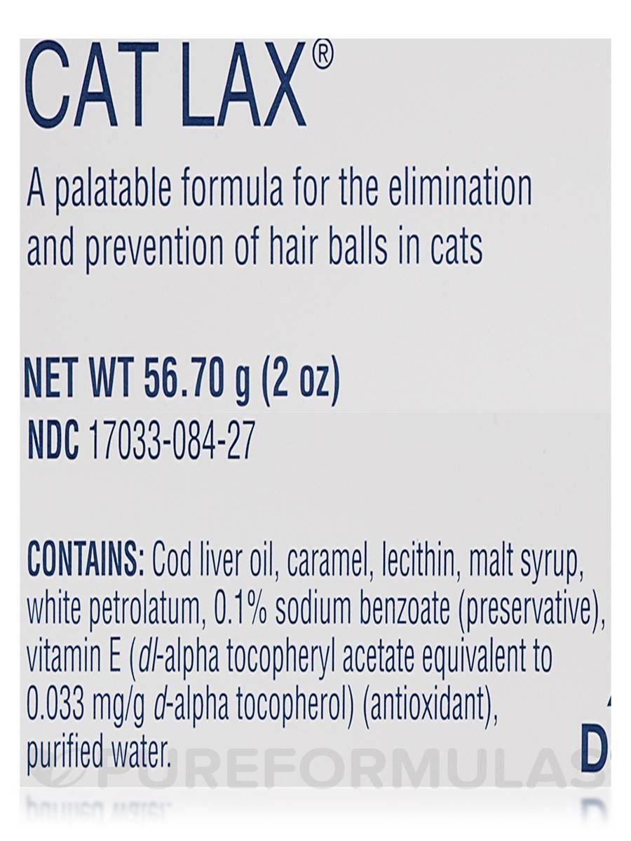 3 Pack Dechra Cat Lax Cat Hairball Remedies, 2-Ounce (Pack of 3)