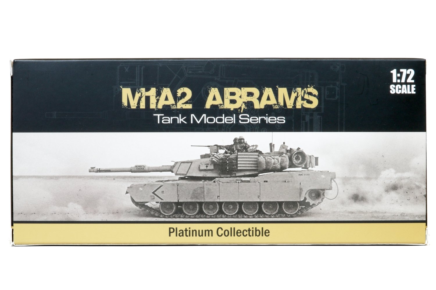 POCO DIVO US M1A2 Abrams Tank Diecast 1/72 Scale Showcase Collection Action Model