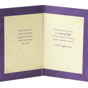 Hallmark 60th Birthday Greeting Card (Rays with Tassel)