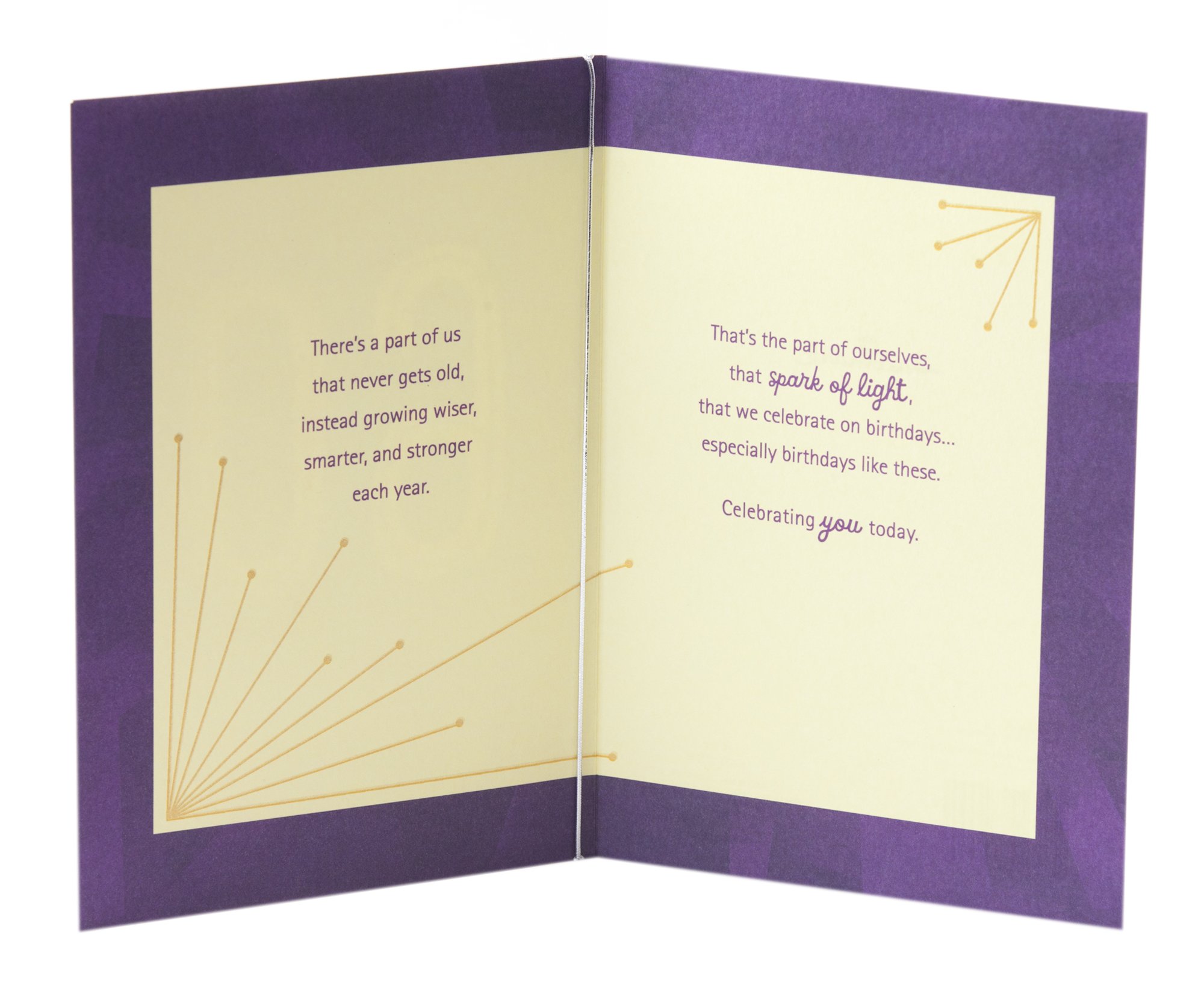 Hallmark 60th Birthday Greeting Card (Rays with Tassel)