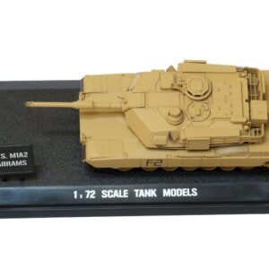 POCO DIVO US M1A2 Abrams Tank Diecast 1/72 Scale Showcase Collection Action Model