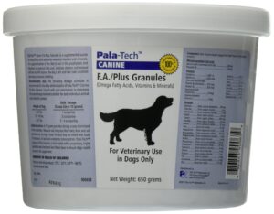 palatech canine fa plus granules, 650g