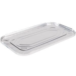 1/3 size foil steam table pan lid - 100/case