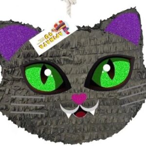 Black Halloween Cat Pinata Black Kitty Birthday Party Supplies Decorations 20"