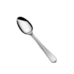 gourmet basics by mikasa satin symmetry stainless steel teaspoon, set of 10,silver