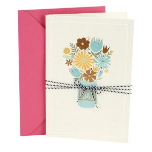 hallmark birthday card for mom (bouquet in jar) (0599rzb1204)