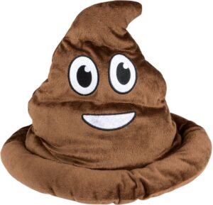 rhode island novelty brown emoticon poop hat 1 per order