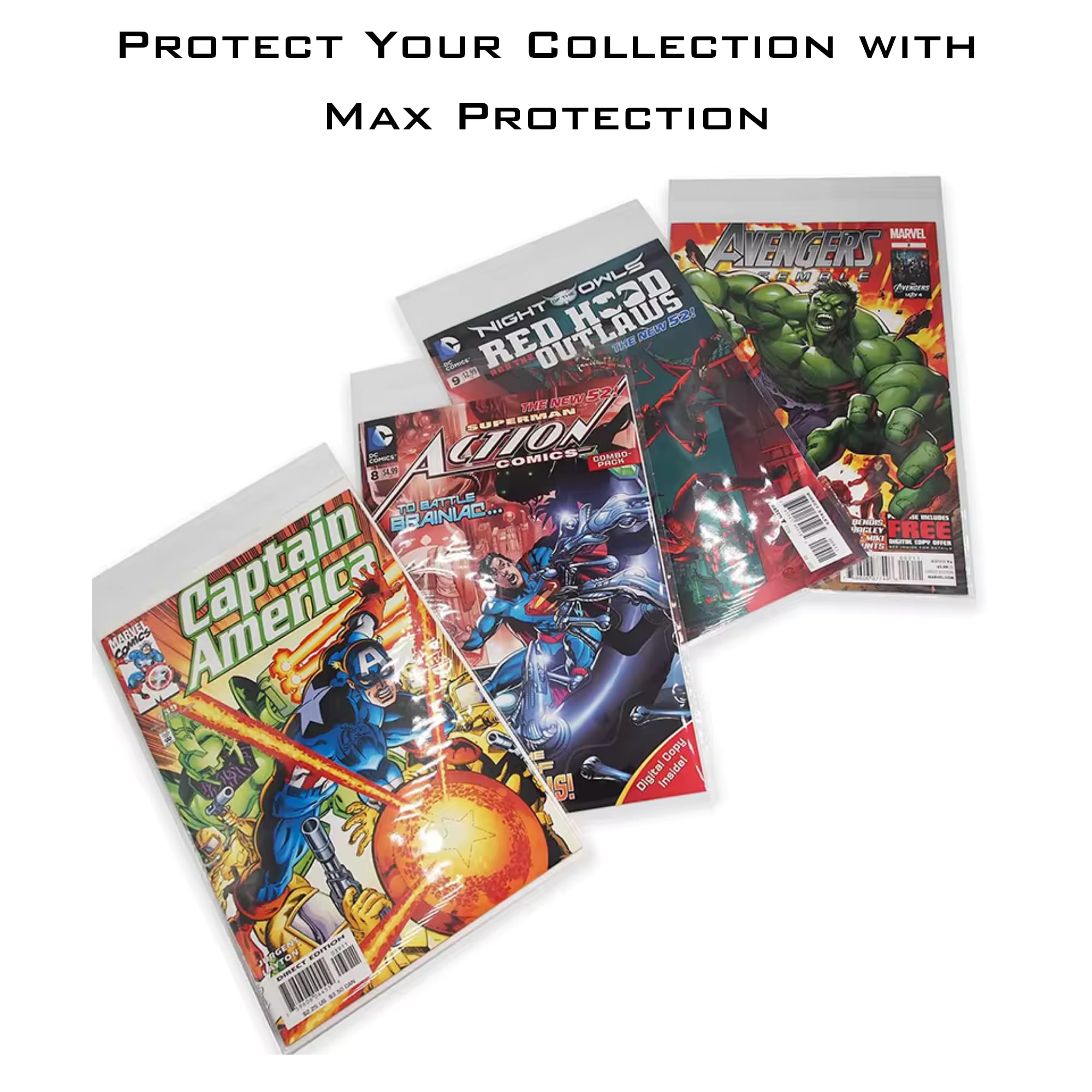 1000 Max Pro Comic Bags Current (Modern) Size (10 Packs of 100ct)