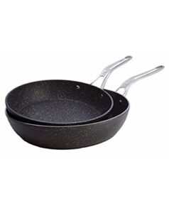 heritage ‘the rock’ 2-pack fry pans, 10" and 12"