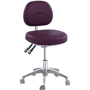 Adjustable Lab Dental Assistant's/Medical Office Doctor's Stools Mobile Chair PU QY500 by Oubo Dental