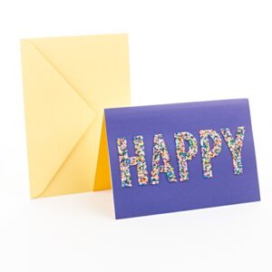 hallmark signature birthday card (happy sprinkles)