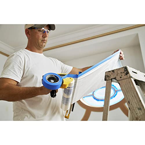 3M Hand-Masker M3000 Tool Painter's Tape and Masking Film Dispenser Kit, 3M Hand Masker Protects Surfaces from Paint Splatters, Includes 12-Inch Blade, Painter's Tape and Masking Film, 1 Kit