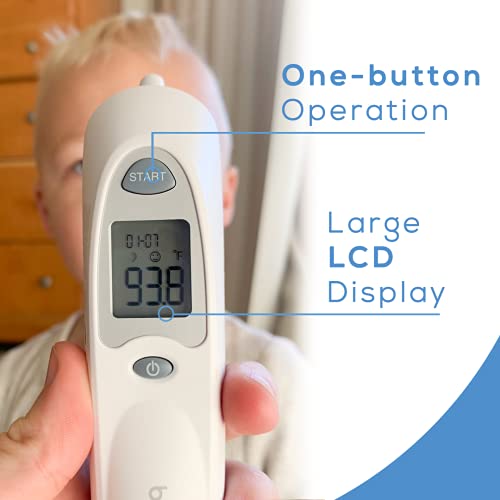 Beurer Digital Ear Thermometer - Measures Body, Room & Object Thermometer for Babies, Toddlers & Adults, FT58